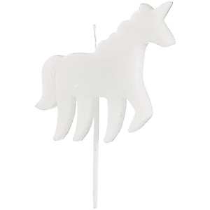 Meri Meri Unicorn Glitter Candle (Pack of 1)