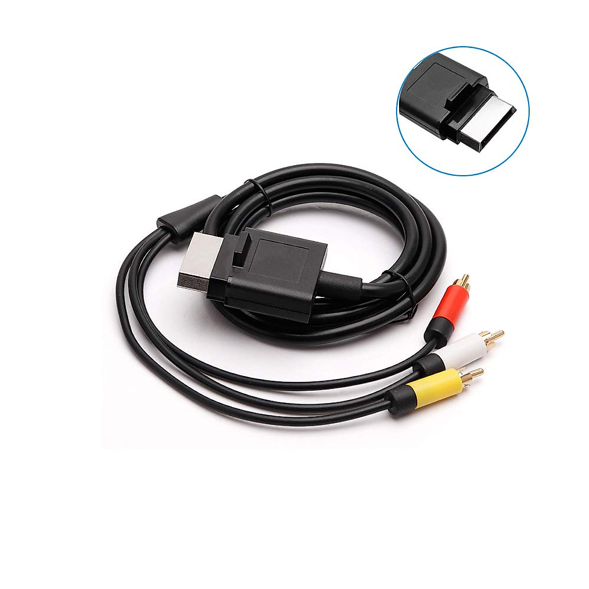 CHILDMORY 1.8M Audio Video AV RCA Video Composite Cable Cord for Xbox 360 Slim