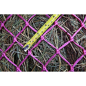 T TEKE Classic Slow hay Feeder hay nets, 40" Length with 2" Holes, Horse Supplies hay Bags for Horses, Goat Feed