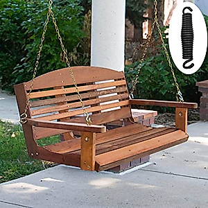 BLASCOOL Porch Swing Springs Heavy Duty - 750Lbs Black Hammock Chair Spring,Hanger Ceiling Mount Spring(One Piece 750Lbs)