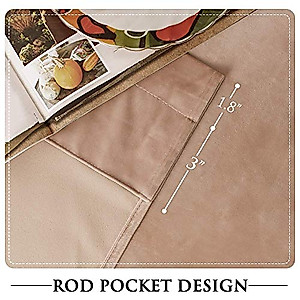 StangH Blush Beige Velvet Curtains & Outdoor Curtains