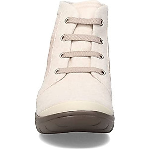 BZees Womens Kick Back Ankle Boot Taupe Plaid 8.5 M