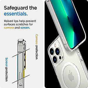 Spigen Ultra Hybrid Mag (MagFit) Compatible with MagSafe Designed for iPhone 13 Pro Case (2020) - White