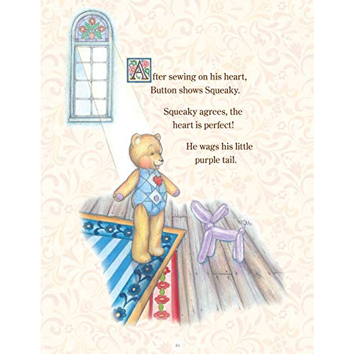 Magic in the Attic: A Button and Squeaky Adventure (Happy Fox Books) A Storybook About the Day a Teddy Bear and a Balloon Animal First Meet and Begin a Life-Long Friendship; Illustrated by Jim Shore