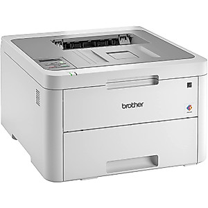 Brother HL-L32 10CW Series Compact Wireless Digital Color Laser Printer - Mobile Printing - Up to 19 Pages/Min - Up to 250-sheet/tray - Up to 2400 x 600 DPI - Mono Display + HDMI Cable
