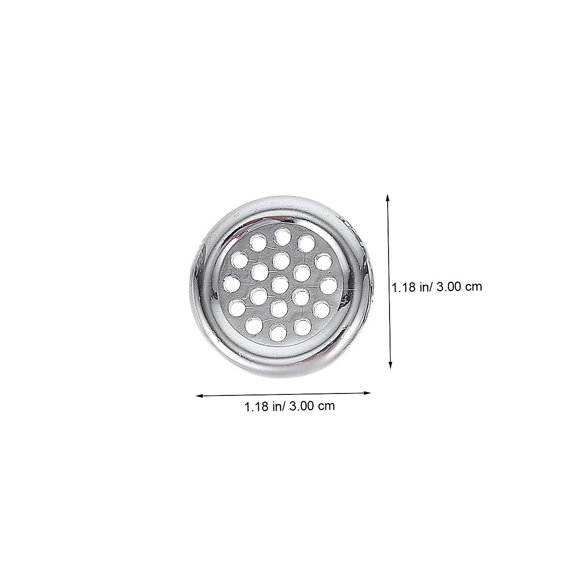 Angoily 20pcs Wash Basin Overflow Ring Kitchen Drain Cap Cover Sink Basin Trim Bathtub Drain Cover Sink Hole Cover Insert Round Hole Insert Spares Sink Trim Ring Plastic Ceramics Round Cap