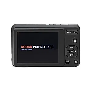 Kodak PIXPRO FZ55 Digital Camera (Blue) + 32GB Memory Card + Point and Shoot Camera Case + Extendable Monopod + Lens Cleaning Pen + LCD Screen Protectors + Table Top Tripod – Ultimate Bundle