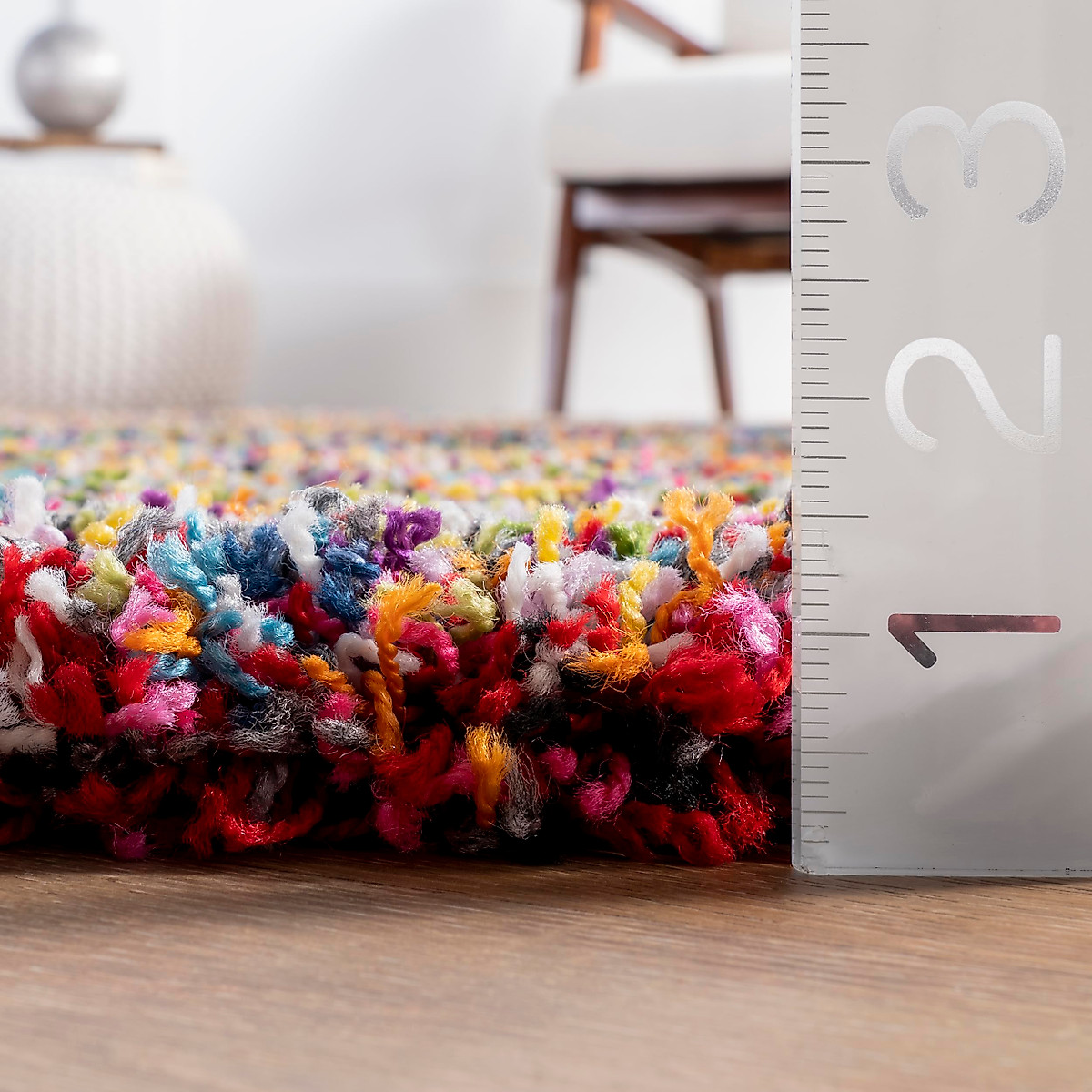 nuLOOM Ardelle Swirl Shaggy Area Rug, 8x10, Multi