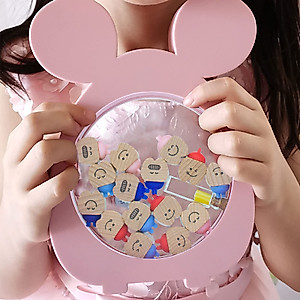 Ghims Tooth Fairy Box for Kids, Baby Tooth Keepsake Box, Tooth Holder Box for Boys and Girls, Baby Tooth Storage Organzier, Beech and Silicone Kids Tooth Convenient Storage Holder Gifts (Blue-Beech)