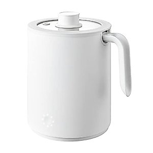 OCTAVO 2 Cup Rice Cooker Mini Small Size 5 Preset Function with 4/6/8 Delay Timer, 1.0L Rice Cooker with Portable Handle, Simplicity Glass Lid Small Rice Cooker for 1-2 People, Personal Rice maker