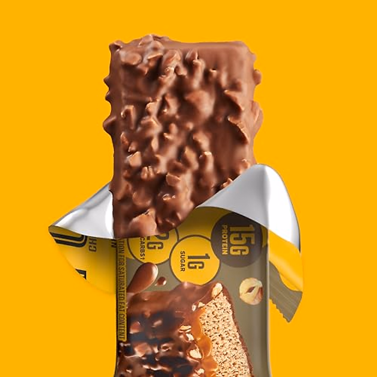FULFIL Protein Snack Bars, Chocolate Hazelnut, 15g Protein, Pantry Staples, 12 Count