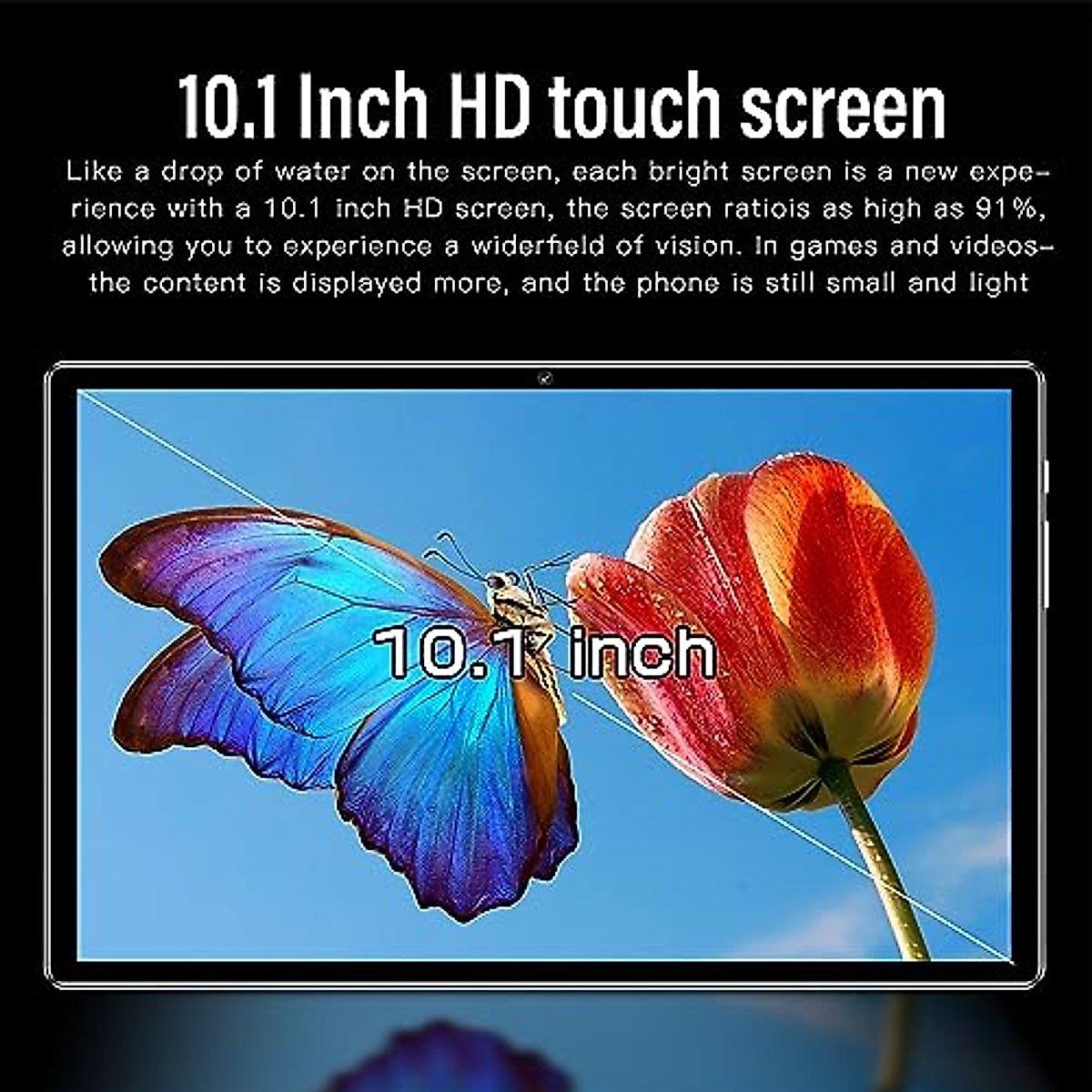 Tablet PC, Octa Core Processor 4GLTE 5G Dual WiFi Highly Sensitive Stylus 12GB RAM 256GB ROM 2 in 1 Tablet 1920x1200 IPS Display for Travel (#2)