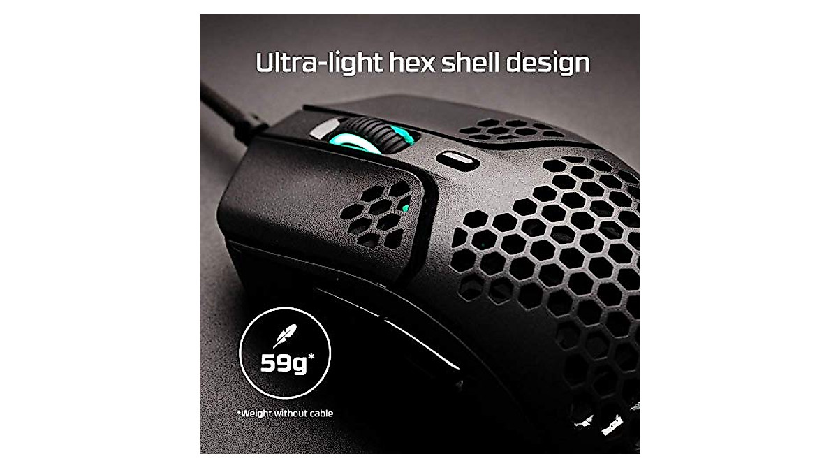 HyperX Pulsefire Haste Gaming Mouse - Ultra-Lightweight, RGB