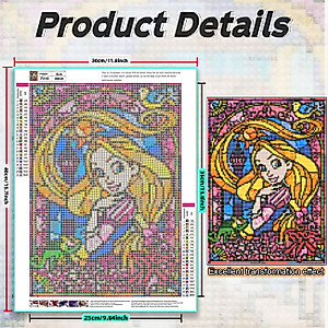 FFPTBNYX 12 Pack Full Drill Diamond Painting Kits for Adults&Beginners 5D DIY 12PCS Diamond Art Kits Paint with Round Diamonds and Gems for Home Wall Decor Gifts(11.8''x15.7'')