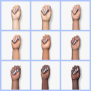 wet n wild Fast Dry AF Nail Polish Color, Baby Blue Sin-derella | Quick Drying - 40 Seconds | Long Lasting - 5 Days, Shine