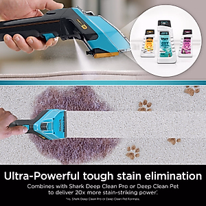 Shark StainStriker OXY Multiplier Formula for All Shark Portable & Upright Carpet Cleaners, Formulated for All Carpets, Upholstery & Area Rugs, Instantly Eliminates Odors, 32oz, EXOX32