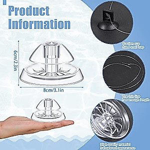 Honeydak 4 Pieces Snail Trap Plastic Aquarium Snail Trap for Fish Tank Clear Snail Catcher Fish Plants Leech Planarian Catch Box for Aquarium Fish Tank