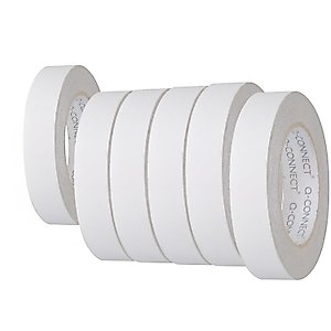 Q-Connect Clear Double-Sided Tape, 25 mm KF02221 - Pack of 6