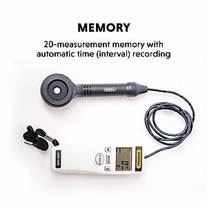 General Tools Digital UVA/UVB Meter | Measures UV-A/B Intensity (280-400 nm) | Two Ranges, Backlit LCD, Memory Function | Safety and Environmental Monitoring | Kit includes tripod and Magnetic Mount