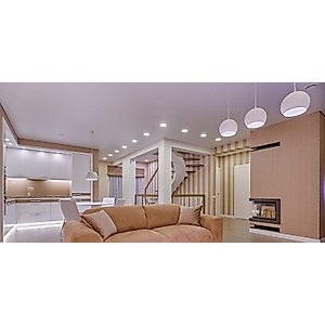 TCP LED 60 Watt Equivalent A19 | 4 Pack | Cool White (4100K) Shatter Resistent | 800 Lumens | 10,000 Hours | Non-Dimmable Light Bulbs