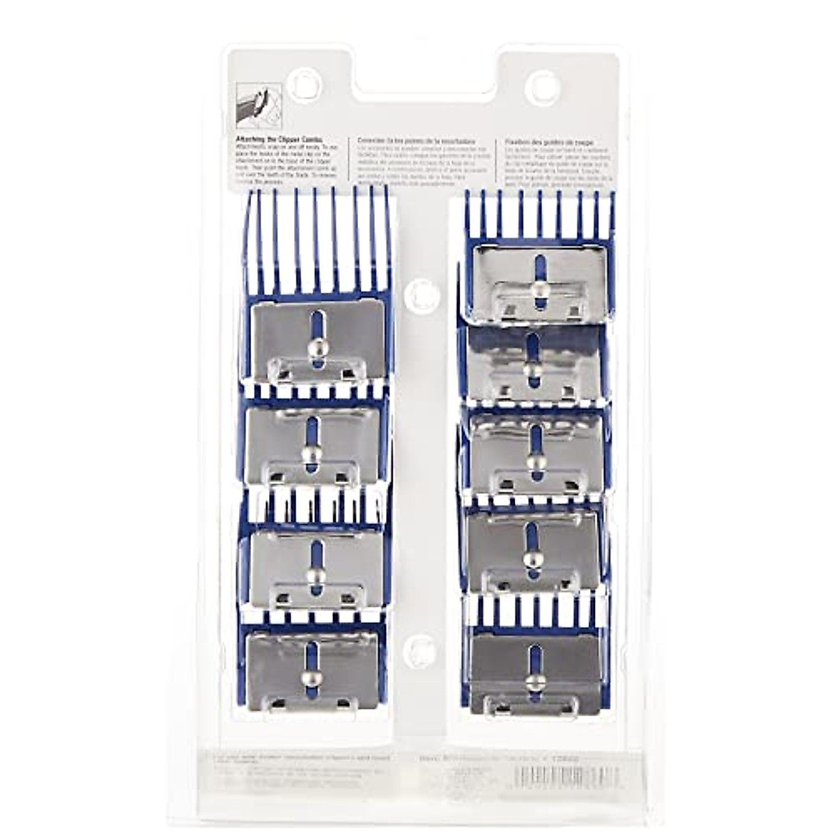 Andis Clipper Combs for Small Pets, Blue, (Pack of 9) (12860)