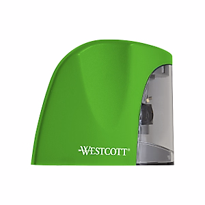 Westcott Kid's Battery Pencil Sharpener, Color Varies (16324)