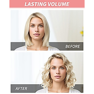 AmoVee Travel Hair Crimper Curling Iron, Professional Mini Hair Waver 0.59 Inch Three Barrel Curling Iron, Hair Crimper Small Negative Ions, Dual Voltage