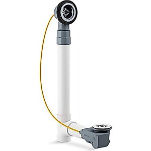 KOHLER 37383-NA PureFlo Rough-In Cable Bath Drain, PVC, 30" Cable with Tubing, Designed For Use with KOHLER PureFlow Trims