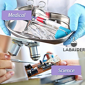 Scalpel Blades #11 Dispoable Steriled Surgical Knife for Biology Anatomy, Dermaplaining, Podiatry, Practicing Cutting, Medical Student, Sculpting, Repairing, Crafts