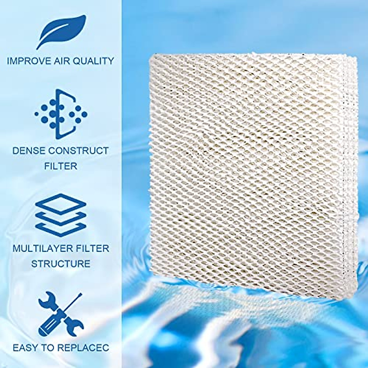 Cobectal A35 Humidifier Filter Water Panel Filter Replacement (2 Pack) Compatible with Aprilaire Humidifier Filter 350,360,560,600,700 Series Models