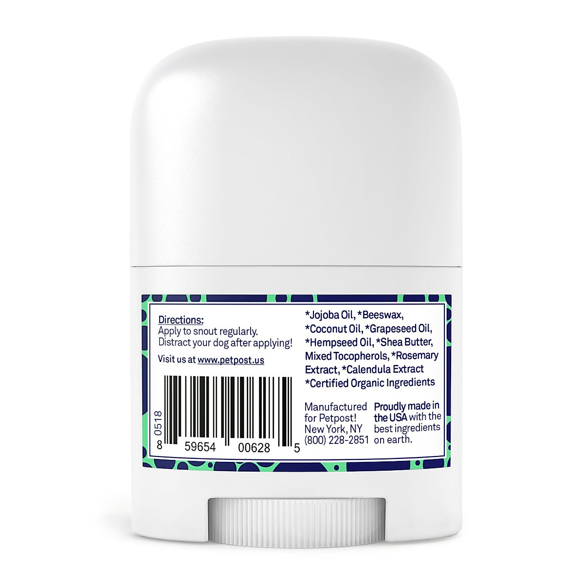 Petpost | Snout Balm for Dogs - Nourishing Snout Soother Balm Heals Dry Dog Noses with Moisturizing Ingredients - Organic Coconut Oil, Jojoba Oil, and Shea Butter 0.64 oz.