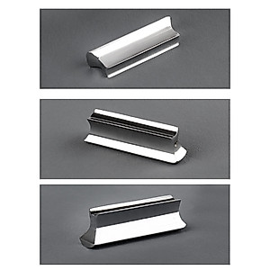 Mr.Power Guitar Slide Metal Steel Tone Bar for Dobro, Lap Steel Guitar, Hawaiian Guitar, Electric Guitar with Celluloid + Stainless Steel Metal Thumb & Finger Picks Plectrums + Bag