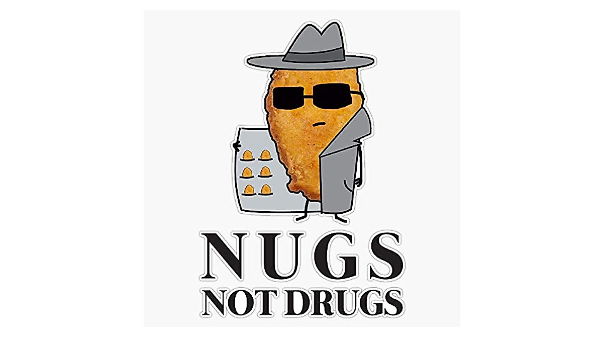Funny Nugs Chicken Nugget Sticker - Stick with Style