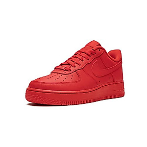 Nike Men's Air Force 1 '07 An20 Basketball Shoe, University Red/University Red, 12