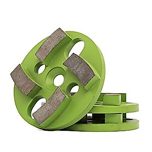 Metal Diamond Floor Polishing Pads 3-Pcs Concrete Grinding Discs 30 Grits