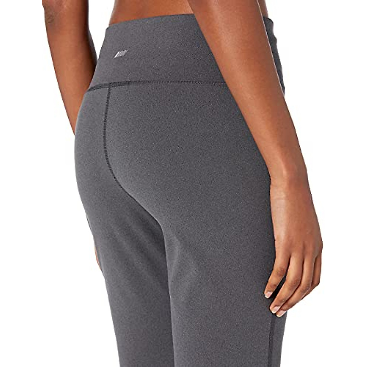 Amazon Essentials Women's Studio Sculpt Slim Bootcut Pant (Available in Plus Size), Charcoal Heather, Large