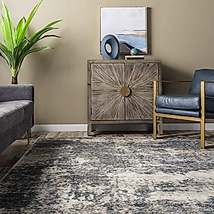 nuLOOM Annora Abstract Area Rug, 8' x 10', Blue