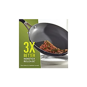 Calphalon Select Oil-Infused Ceramic 12-Inch Fry Pan PTFE-PFOA-Free