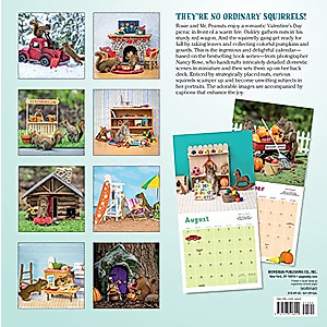 The Secret Life of Squirrels Wall Calendar 2023: Wild Squirrels Interacting with Handcrafted Domestic Scenes