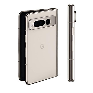 Google Pixel Fold Unlocked Android 5G Smartphone Dual Sim (Single sim+ Esim) 12GB + 256 Storage US Version Model G9FPL - US Warranty (Ships After 07/03) (Porcelain), 512 GB