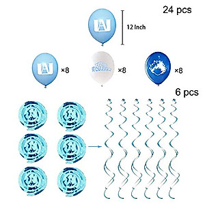 My Hero Academia Birthday Party Supplies, Including Birthday Banner, Cake Topper, Cupcake Toppers, Balloons, Hanging Swirls, Paper Garlands