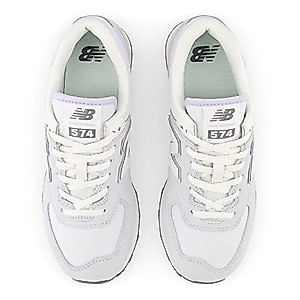 New Balance Women's 574 V2 Daydream Sneaker, Granite/Bright Lavender/Quartz Grey, 8