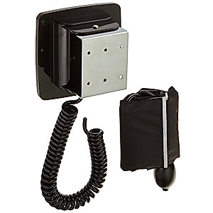 Graham-Field Wallmax Aneroid Sphygmomanometer - Wall Mounted Gauge, Latex Free, Manual Blood Pressure Monitor with Adult Black Cuff, V222B