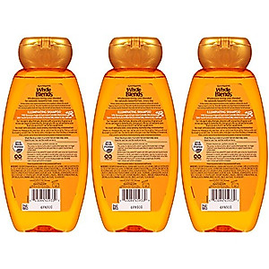 Garnier Whole Blends Illuminating Shampoo, Moroccan Argan Oil & Camellia Oil Infused Dry Hair Care for Silky, Shiny Hair, 12.5 oz , 3 Count