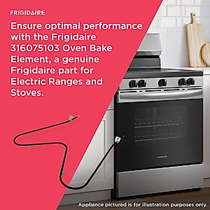 Frigidaire 316075103 Oven Bake Element, Black
