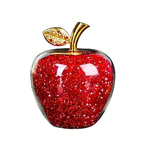 Lovskoo Crystal Apples Christmas Eve Gifts For Her Romantic Ornamental Apples Display Christmas Decor Nightmare Before Christmas Decorations Indoor Christmas Party Christmas Nativity Religious