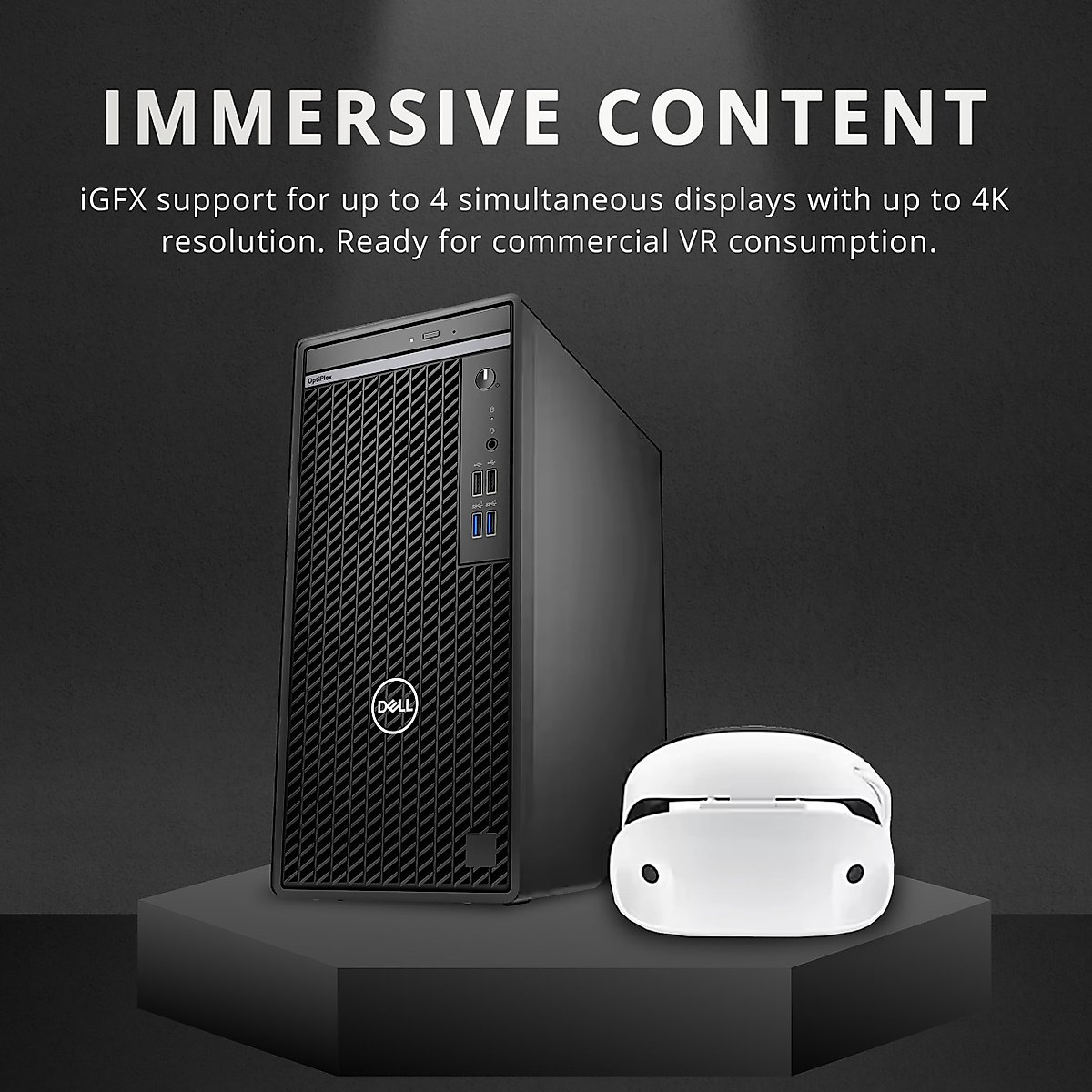 Dell OptiPlex 3000 Full Size Tower Business Desktop, Intel Core i5-12500 Processor, 64GB DDR4 RAM, 4TB PCIe SSD, DVDRW, Ethernet, WiFi Adapter, KB& Mouse, Windows 11 Pro, Black