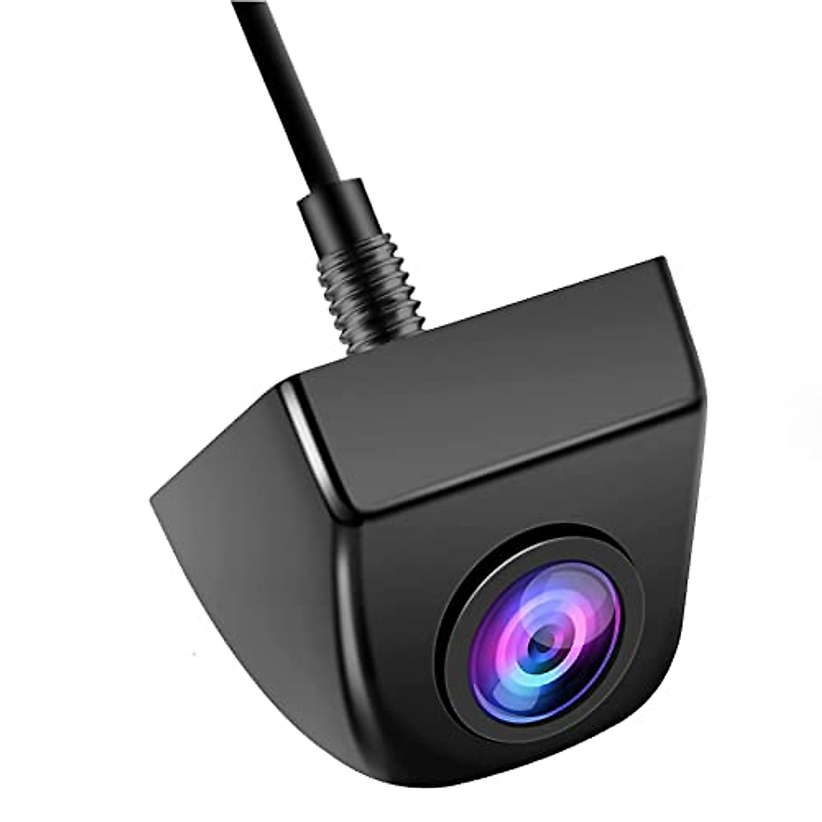 Bileeko Backup/Front View Camera, AHD Reversing Camera 170° Wide Angle Night Vision IP69 Waterproof Car Backup Camera Universal Metal Rear View Camera for Car Truck RV Pickup SUV - 12/24V