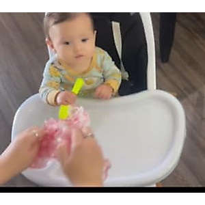 Pristine Aid Toddler Table Cover for Regular Sized Highchair – 8Pcs Set Red Characters High Chair Cover Compatible with Standard Trays – Disposable Design –Non-Messy Baby Weaning Solution