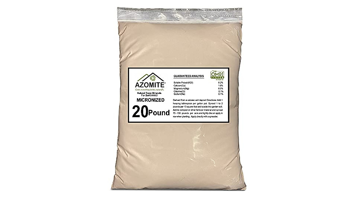 Azomite Organic Fertilizer - 67 Essential Minerals for Healthy Soil